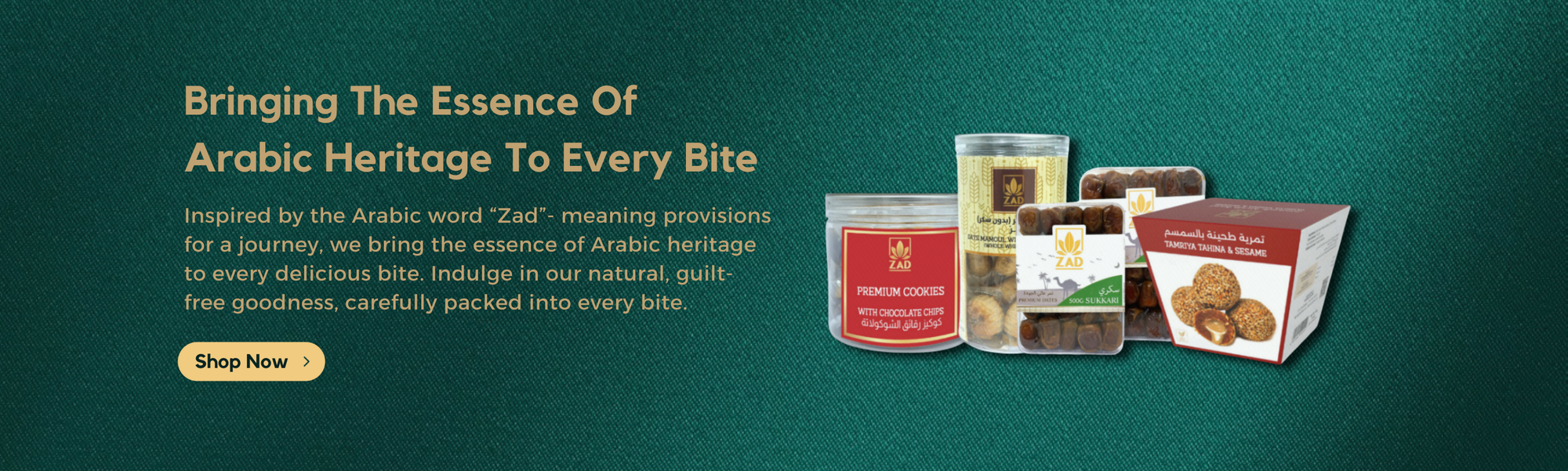 Shop ZAD l Healthy Arabian Snacks That Nourish Your Body & Soul – zadfood